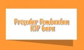 Prosedur Pembuatan KTP Baru